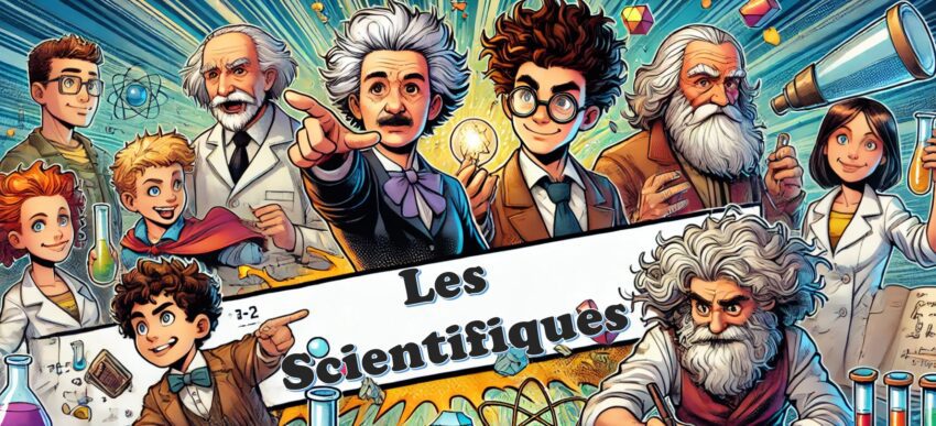 Les scientifiques en BD - Plus de 80 BD