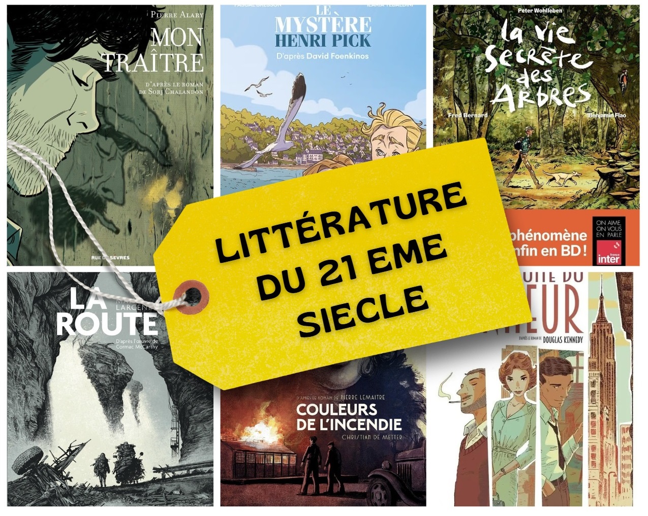 Littérature du 21ème siècle en BD - Plus de 100 adaptations en BD