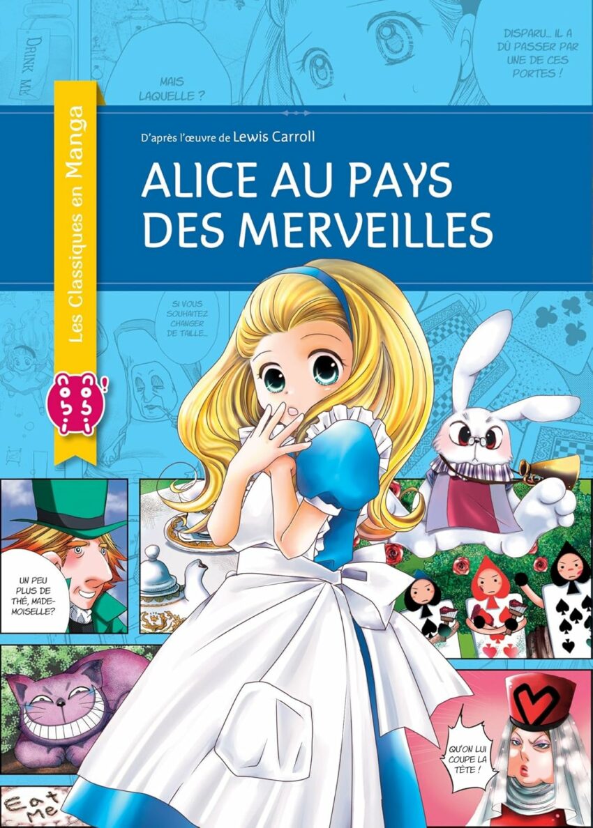 Alice au pays des merveilles - Le roman de Lewis Carroll en manga